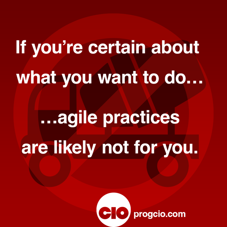 When Do I Choose an Agile Approach? – The Progressive CIO